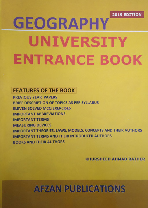 Geography University Entrance Examination Book - Lafz Bookstore
