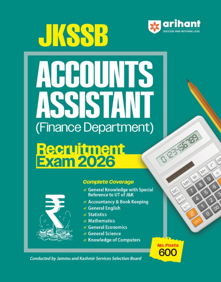 JKSSB Finance Accounts Assistant Book 2026 – Arihant Complete Guide